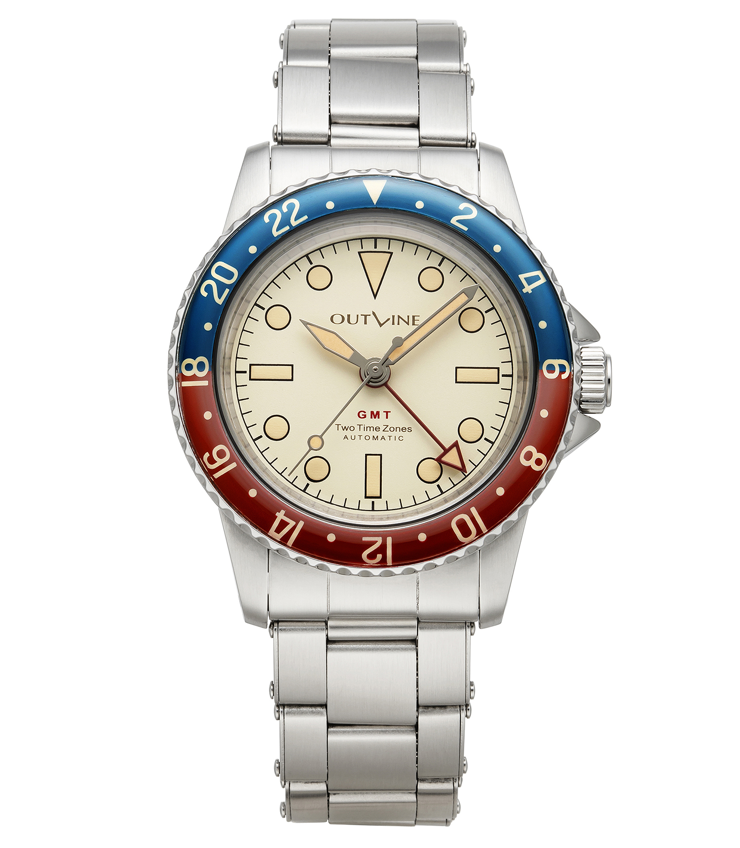 ジーエムティ1950｜GMT-1950｜99,000円 – OUTLINE｜アウトライン｜時計誌編集長・菊地吉正プロデュースのヴィンテージ調 ...